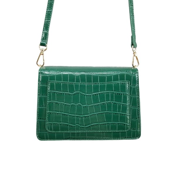 Telena | Bags | Telena Crossbody Shoulder Bag Crocodile Embossed Pu ...